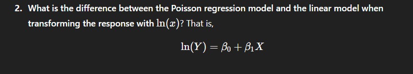 Solved What is ﻿the difference between the Poisson | Chegg.com