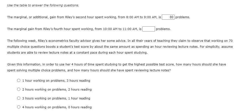 Solved \begin{tabular}{cc} Time & Total Problems Solved \\ | Chegg.com