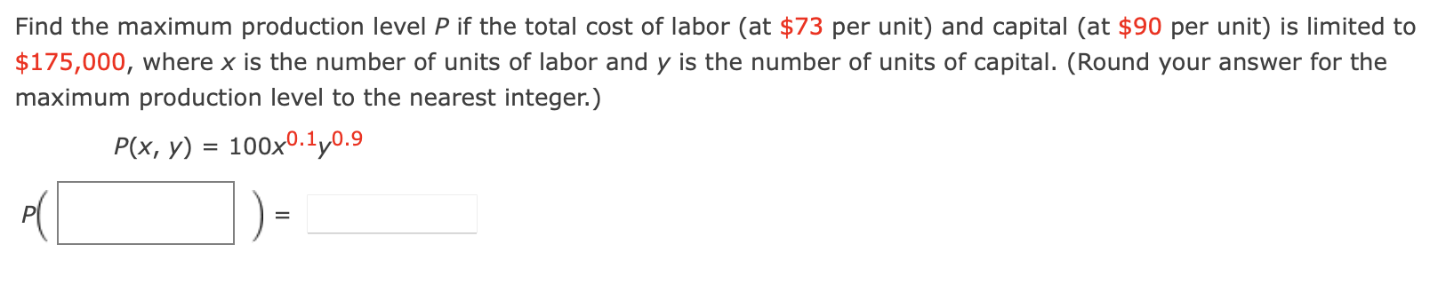Solved Find the maximum production level P if the total cost | Chegg.com