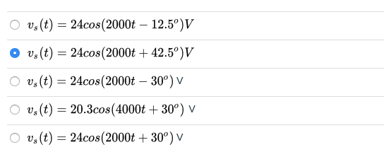 Solved Consider the following phasor-domain network with its | Chegg.com