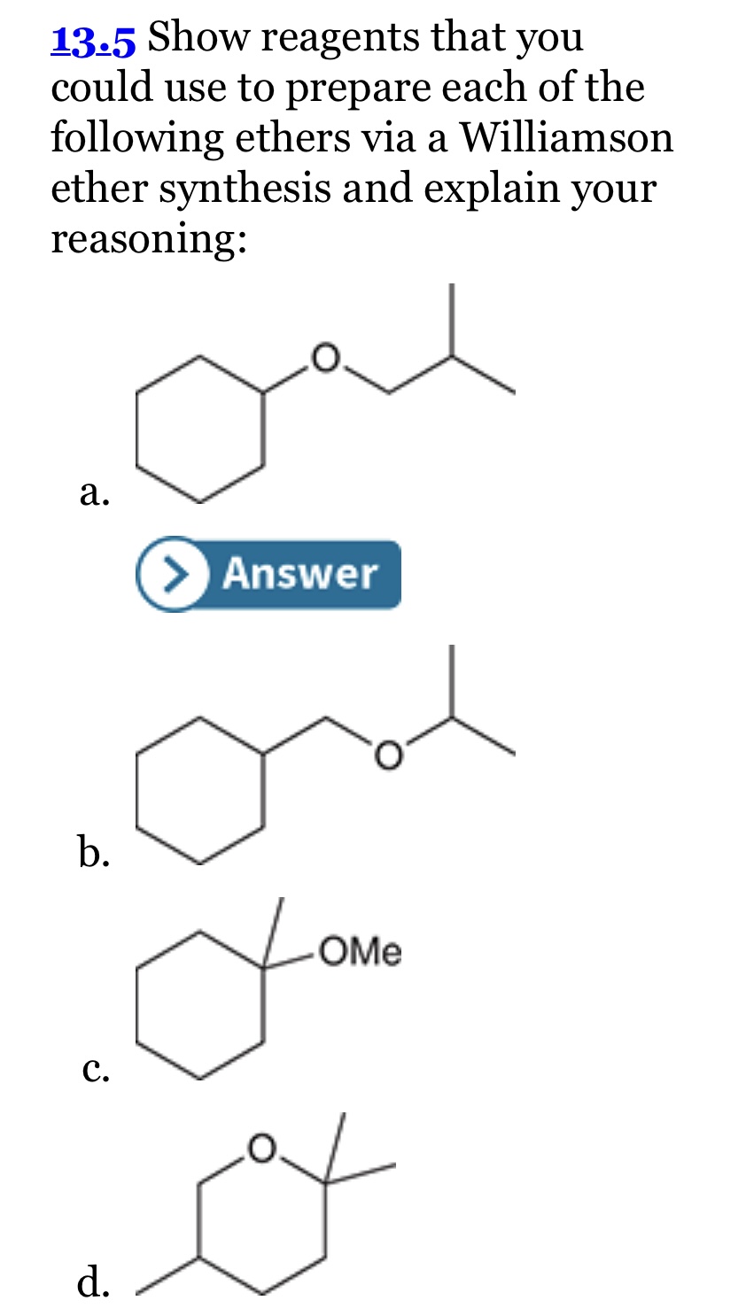 Solved 12.22 ﻿Predict the major organic product for each of | Chegg.com