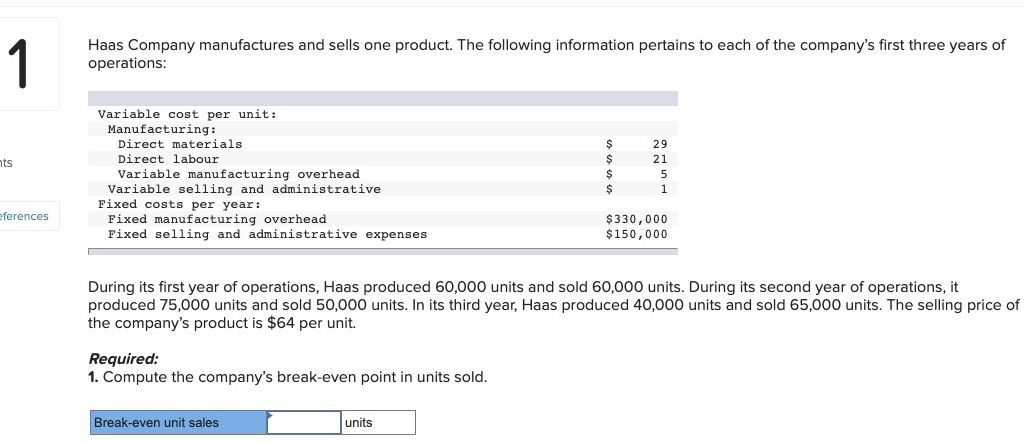 Solved 2. Assume the company uses variable costing: a. | Chegg.com