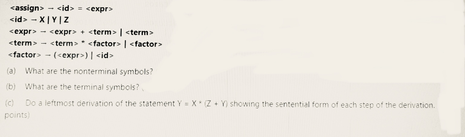 Solved = - XYZ - + | * | - () | (a) What are | Chegg.com