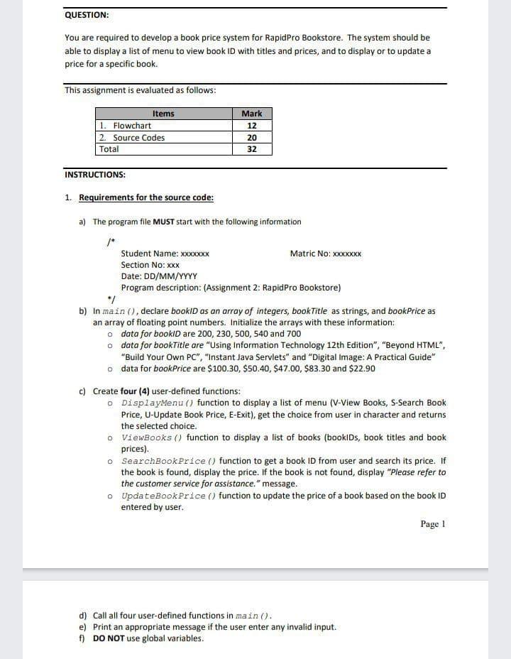 Solved Please Help Me With The Source Code I Want The Chegg