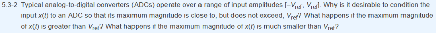 Solved 3-2 Typical analog-to-digital converters (ADCs) | Chegg.com