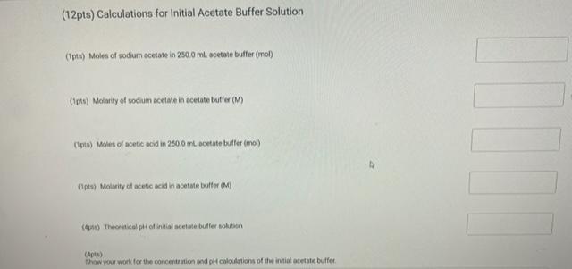 Solved Report Submission - Buffer Solutions in-person 1.9497 | Chegg.com