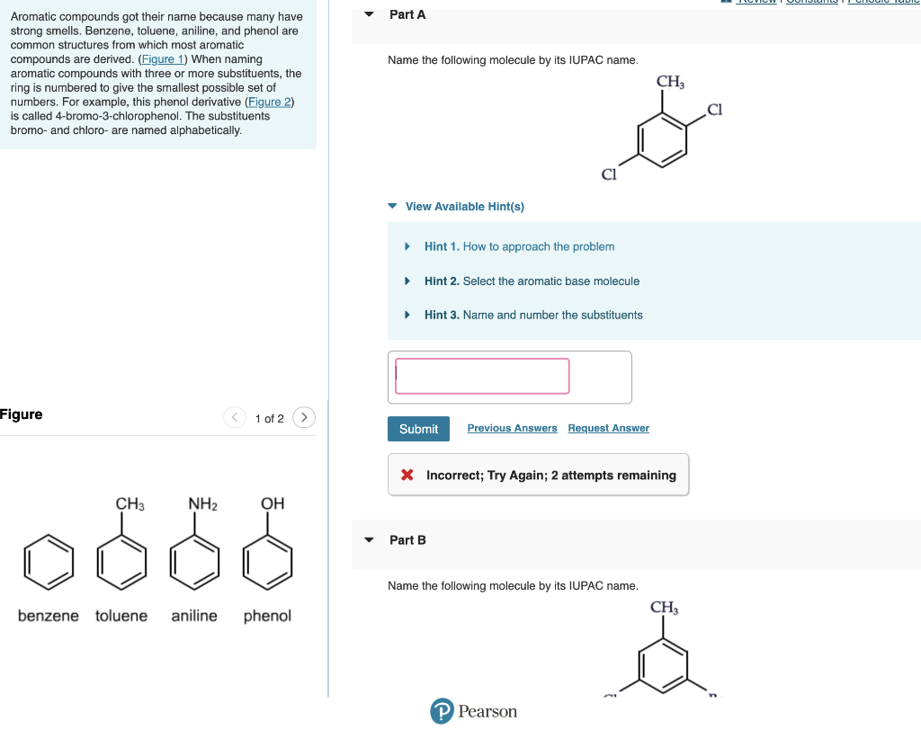 Solved Part A Name the following molecule by its IUPAC name. | Chegg.com