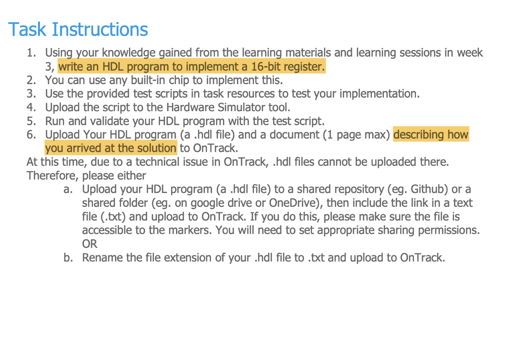 Solved Task Instructions 1. Using your knowledge gained from | Chegg.com