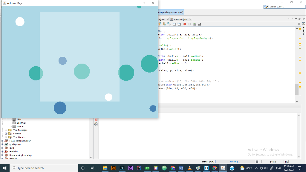 Solved using Java & swing I'm trying to make a Frame that | Chegg.com