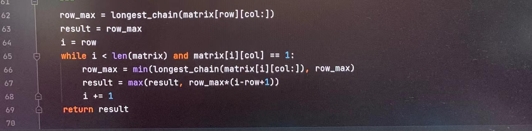 Solved def largest_in_matrix(matrix: list(list[int]]) -> | Chegg.com