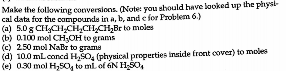 Solved Make the following conversions. (Note: you should | Chegg.com