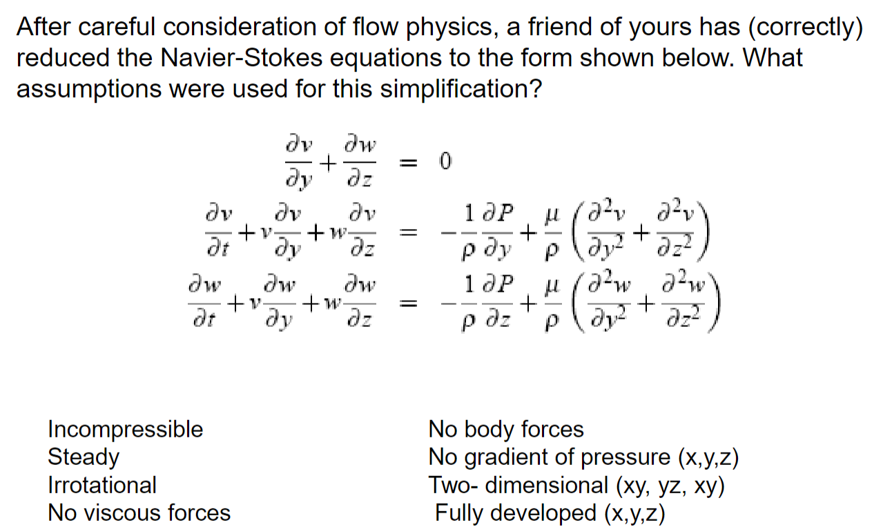 Solved After careful consideration of flow physics, a friend | Chegg.com