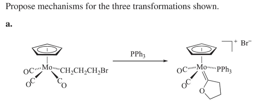 Solved Propose mechanisms for the three transformations | Chegg.com
