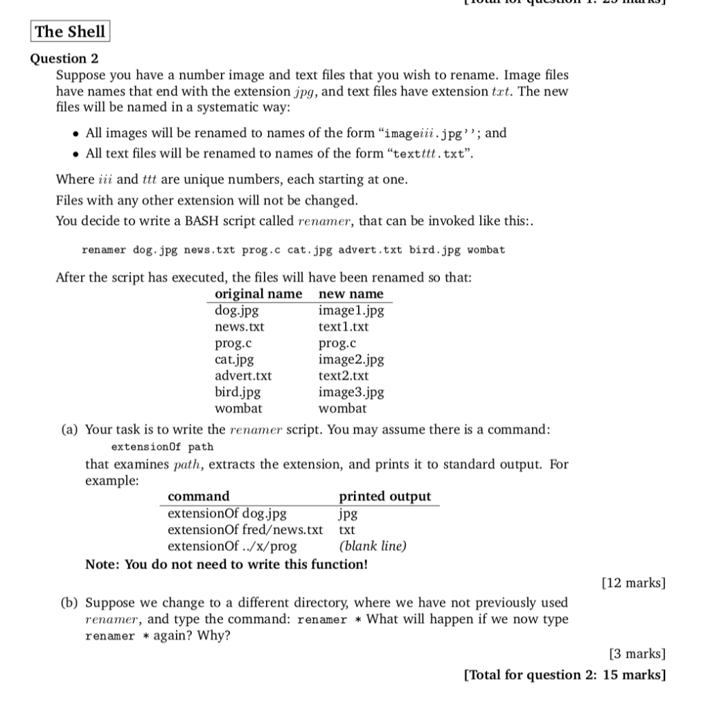 Solved The Shell Question 2 Suppose you have a number image | Chegg.com