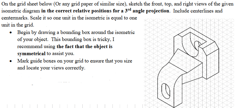 Solved On the grid sheet below (Or any grid paper of similar | Chegg.com