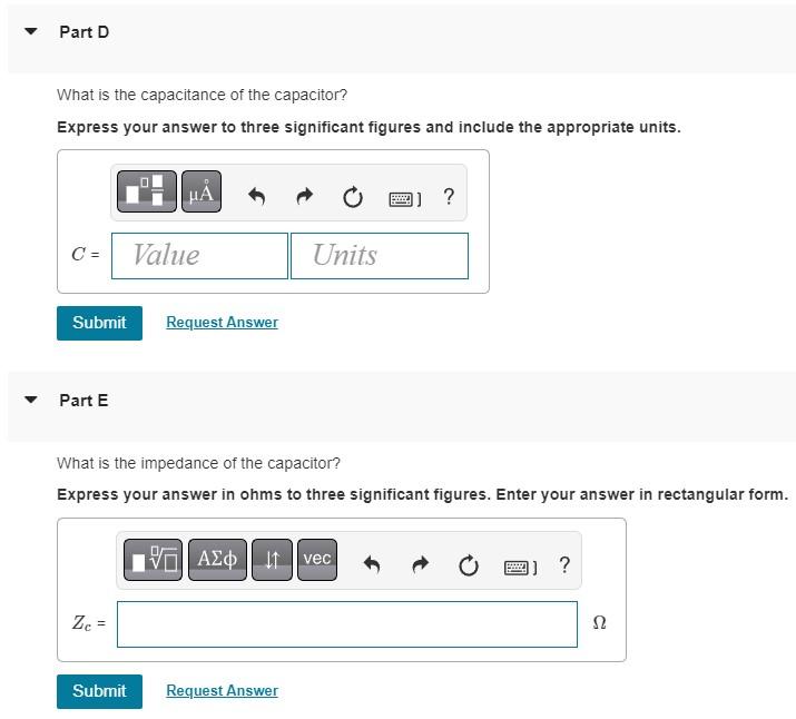 Solved Part A A 50 kHz sinusoidal voltage has zero phase | Chegg.com