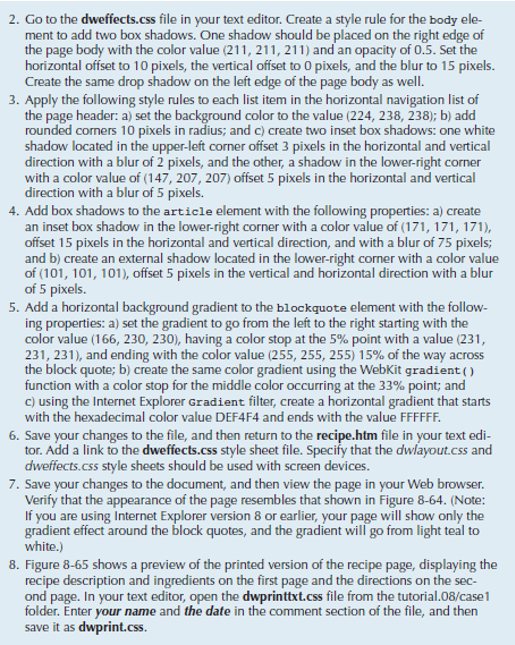 Solved APPLY Case Problem 1 Data Files needed for this Case | Chegg.com