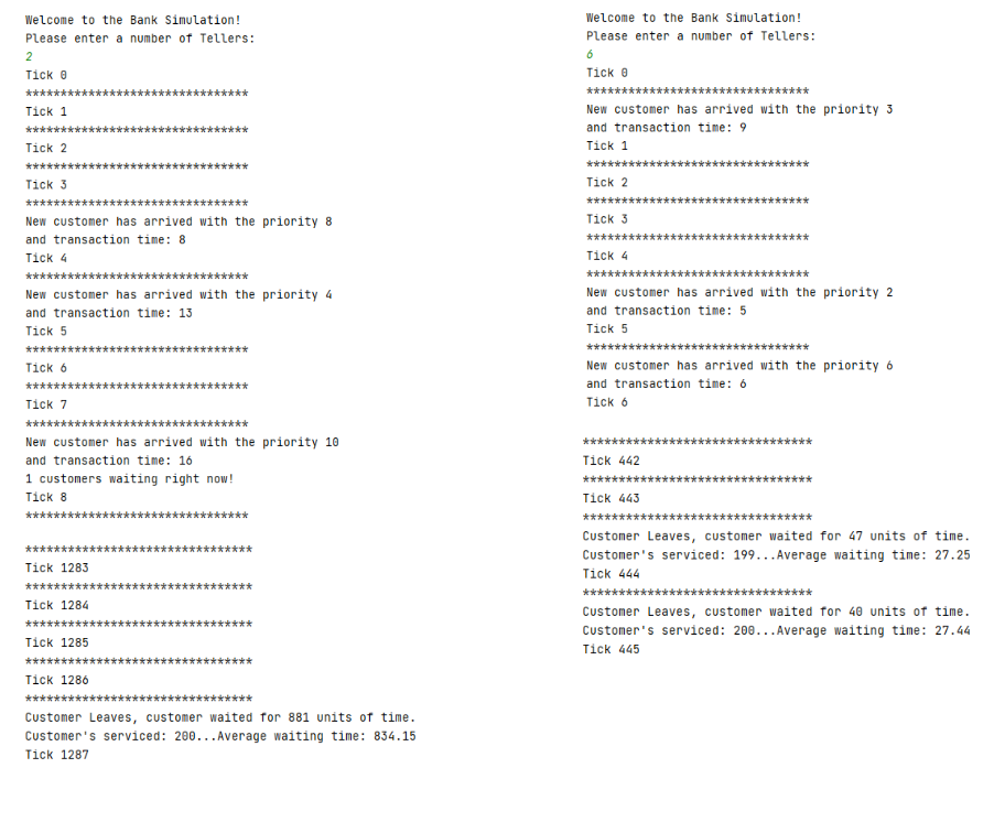 Solved package lab4; Here is a sample output of what I am | Chegg.com