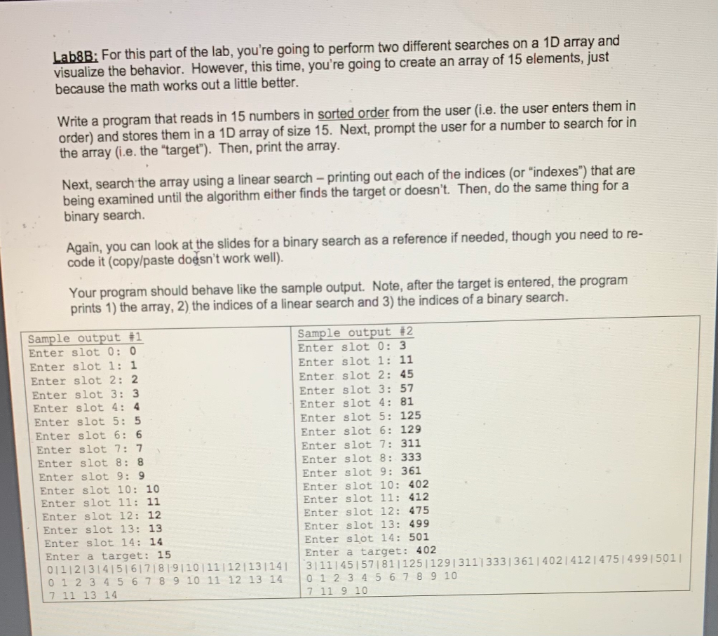 Solved Lab8B: For this part of the lab, you're going to | Chegg.com