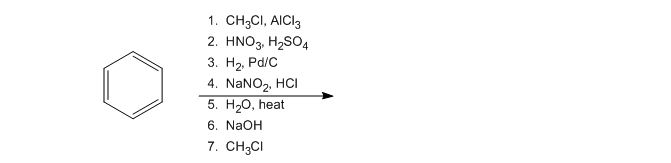 Solved Work through the synthesis on a separate sheet of | Chegg.com