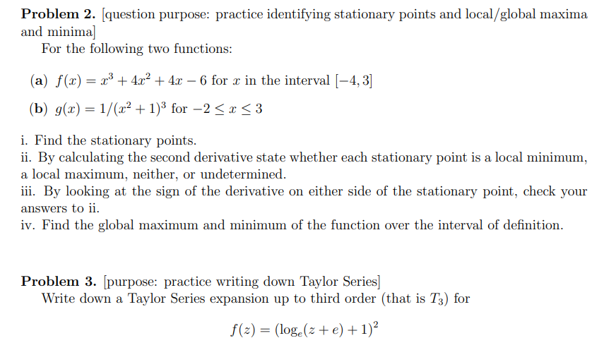 Solved Problem 2. [question purpose: practice identifying | Chegg.com