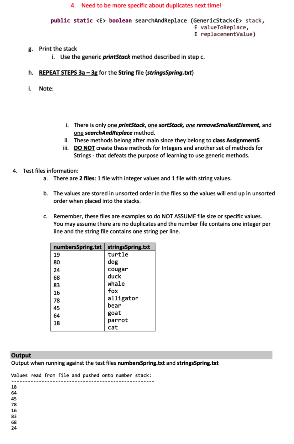 Solved Specifications 1. Create a Java class called | Chegg.com