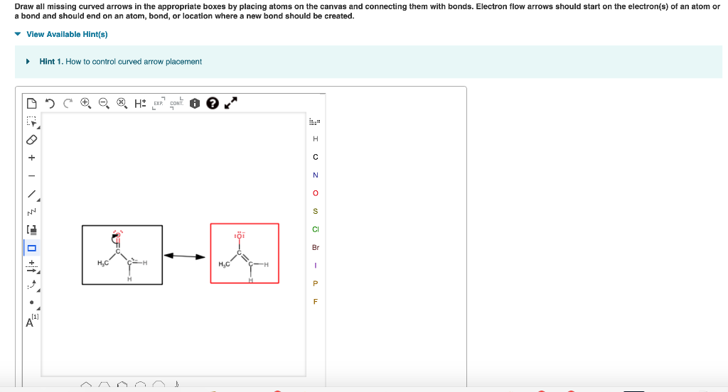 Solved Draw all missing curved arrows in the appropriate | Chegg.com