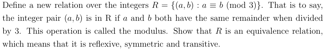Solved a) Provide the transitive-reflexive closure (R+)of | Chegg.com