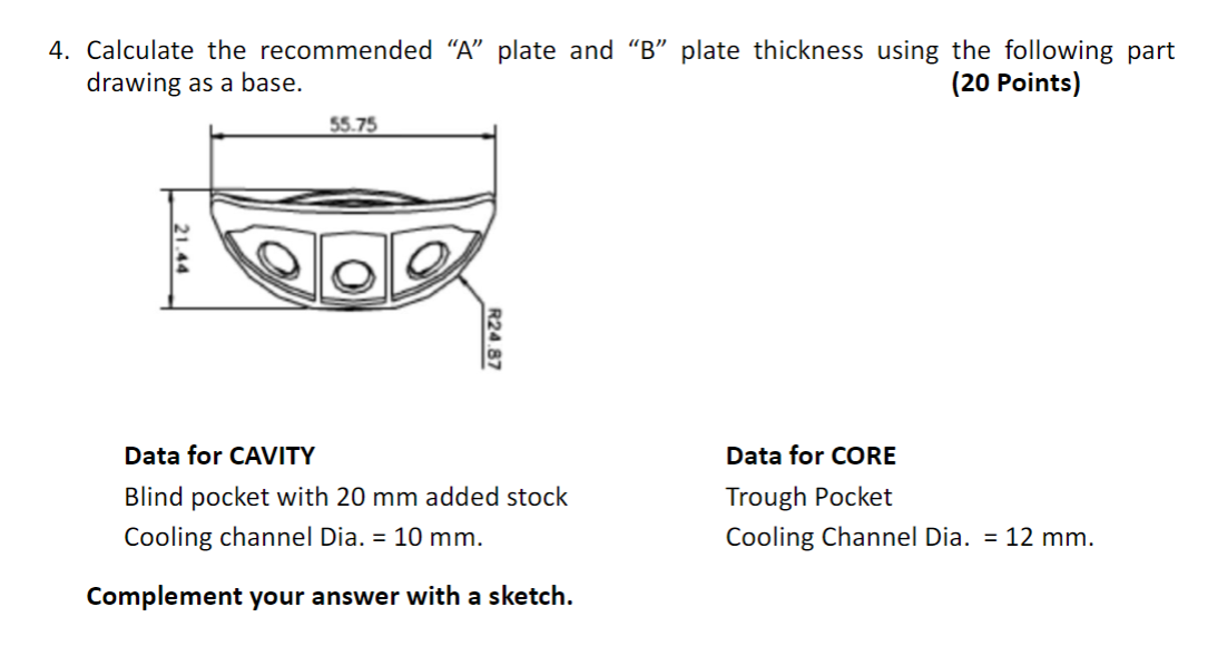 Solved 4. Calculate the recommended " A " plate and "B" | Chegg.com