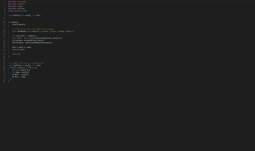 Solved 1. Make sure that your main function allows for | Chegg.com