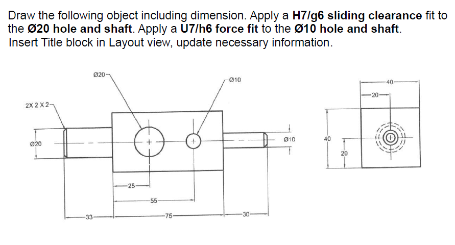 Solved DRAW IN AutoCAD and PLEASE LINK THE .dwg AutoCAD file | Chegg.com