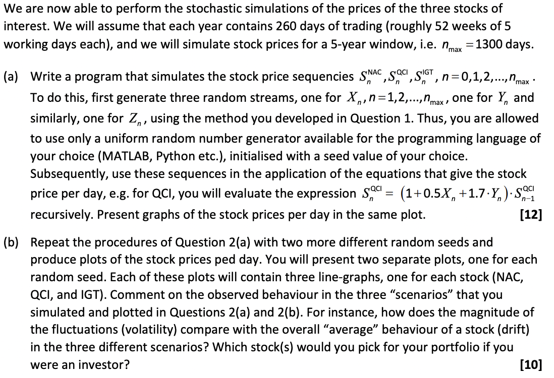 Problem Statement Trading in the stock market is | Chegg.com