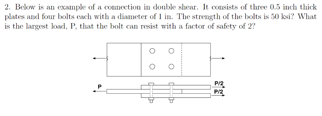 Solved 2. Below is an example of a connection in double | Chegg.com