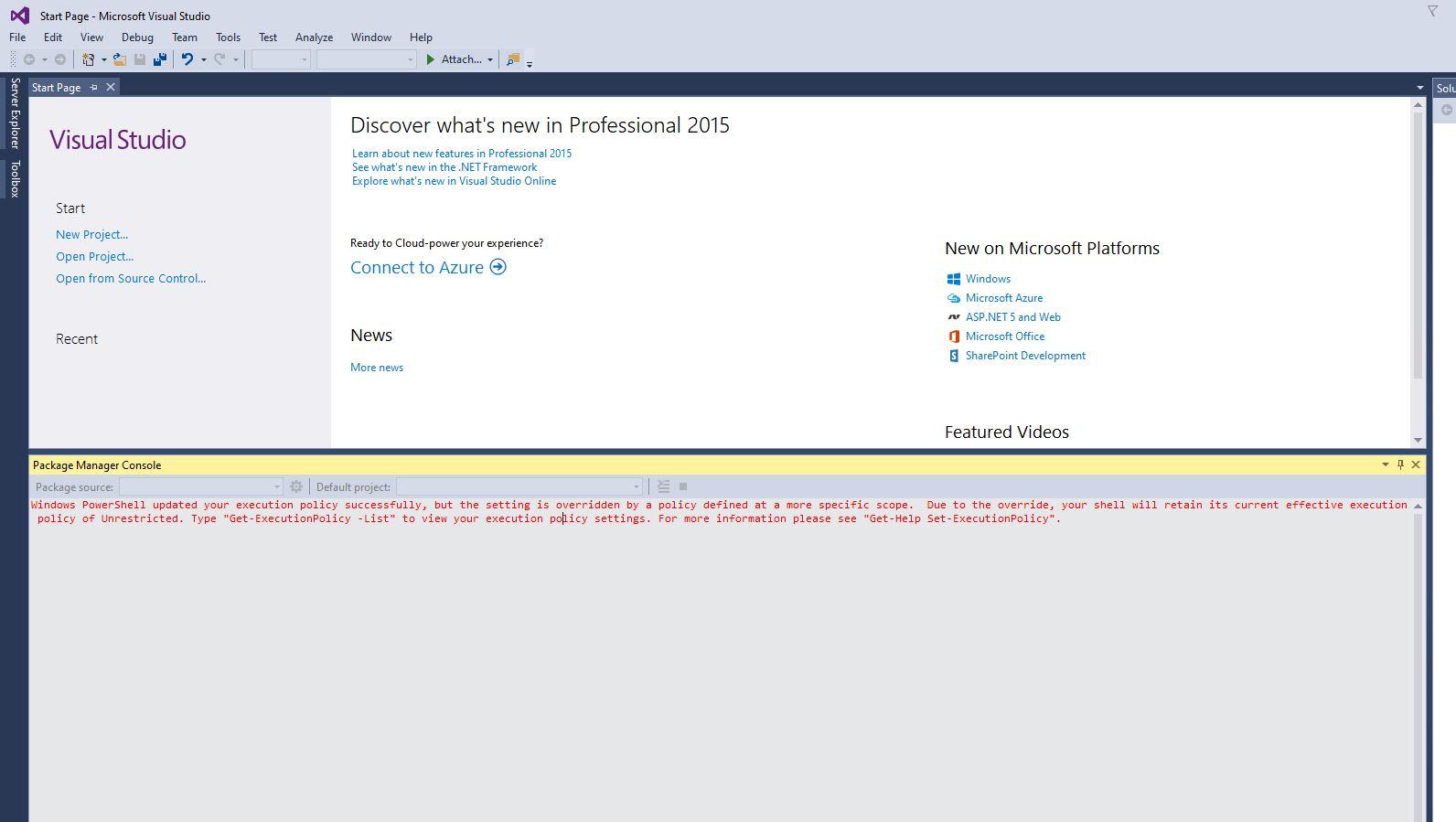 Solved I Was Trying To Run Nuget Package Manager But I Got 2463