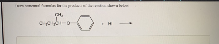 Solved Draw structural formulas for the products of the | Chegg.com