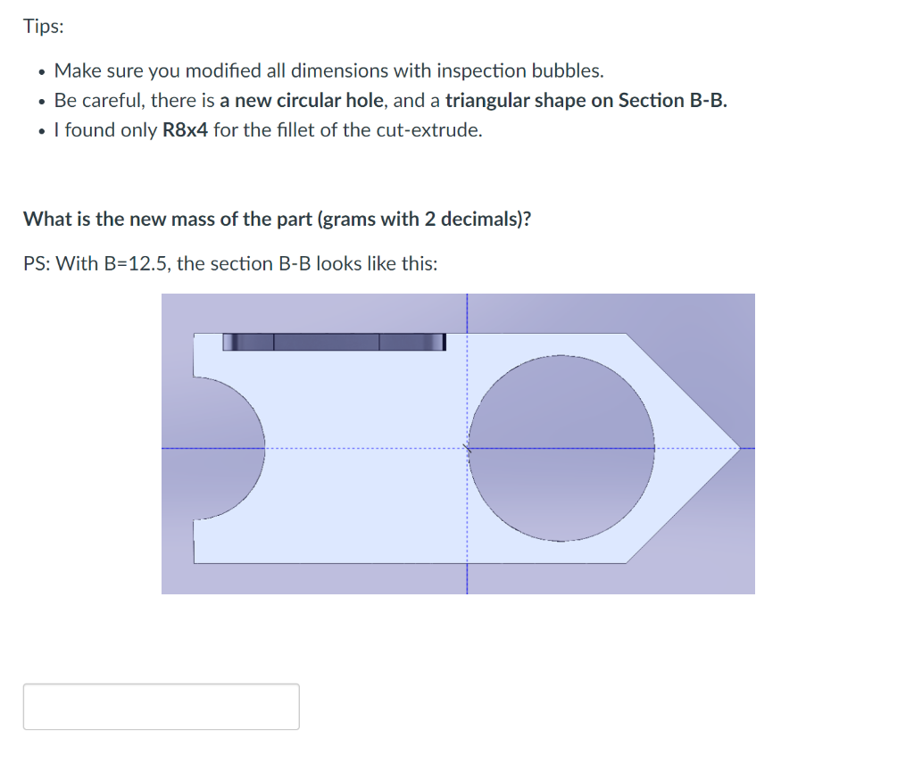 Solved Unit system: MMGS (millimeter, gram, second) Decimal | Chegg.com