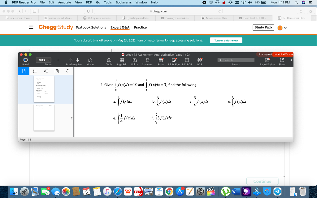 Solved PDF Reader Pro File Edit Annotate View PDF Go Tools | Chegg.com