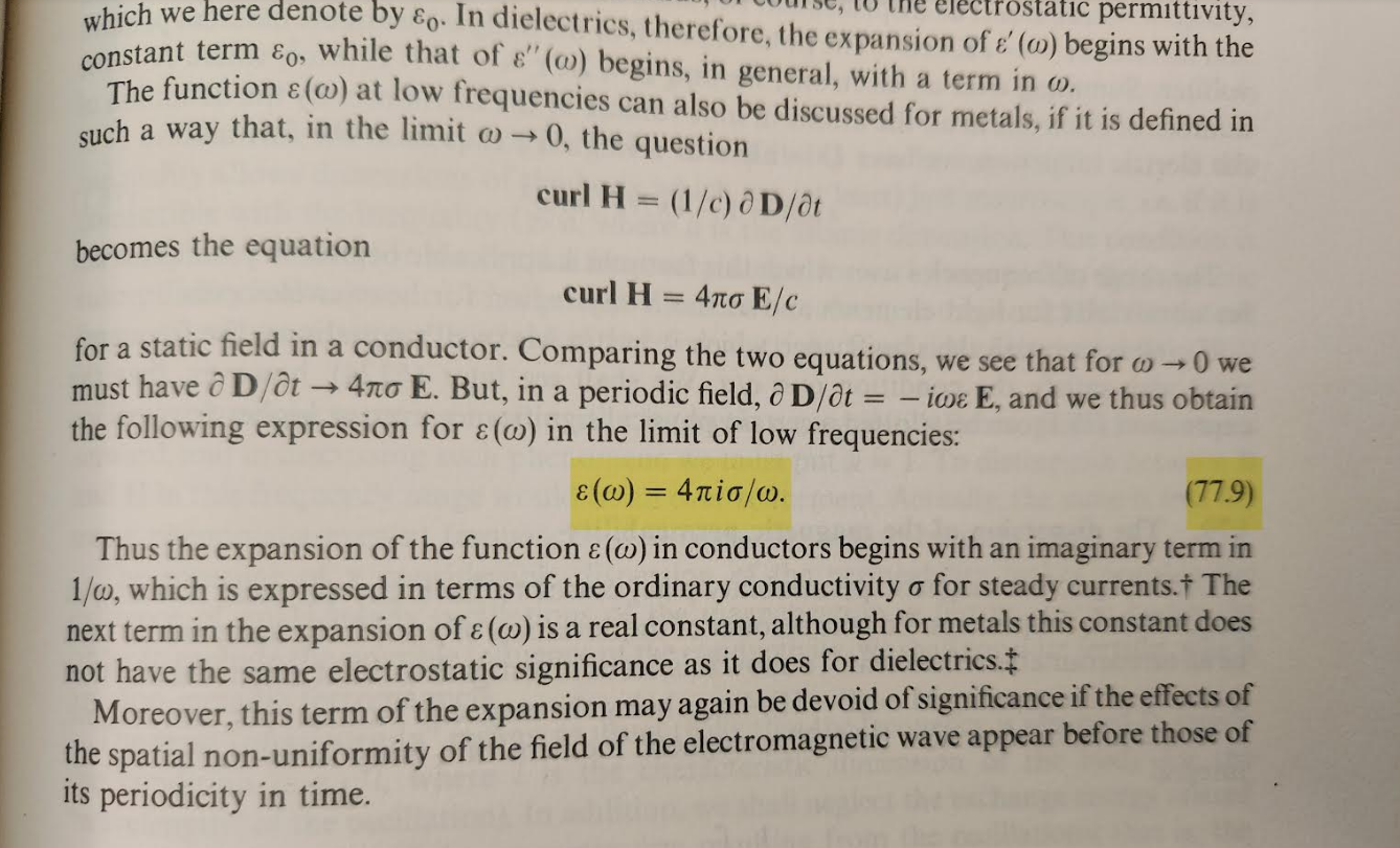 Solved Using the Drude Model for the permittivity of | Chegg.com