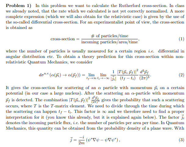 Solved Problem 1) In this problem we want to calculate the | Chegg.com