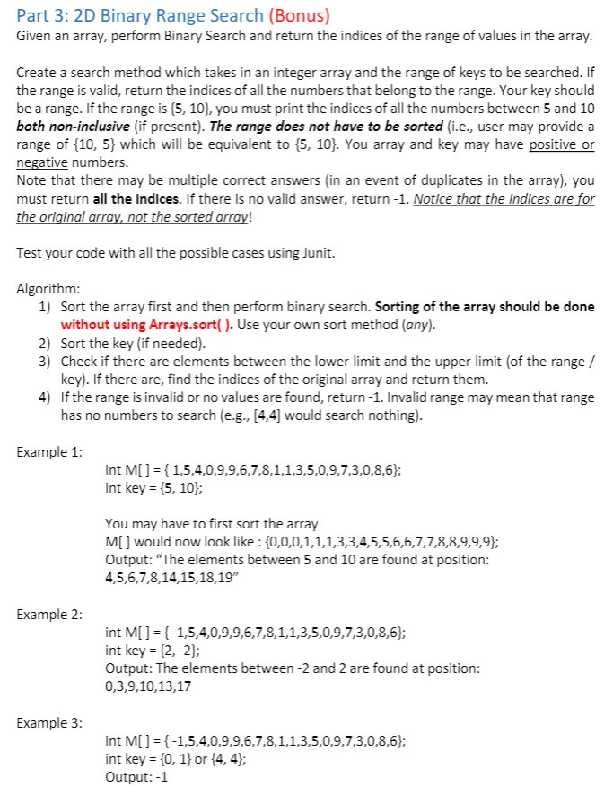 Solved Done in Java. I badly need the bonus points | Chegg.com