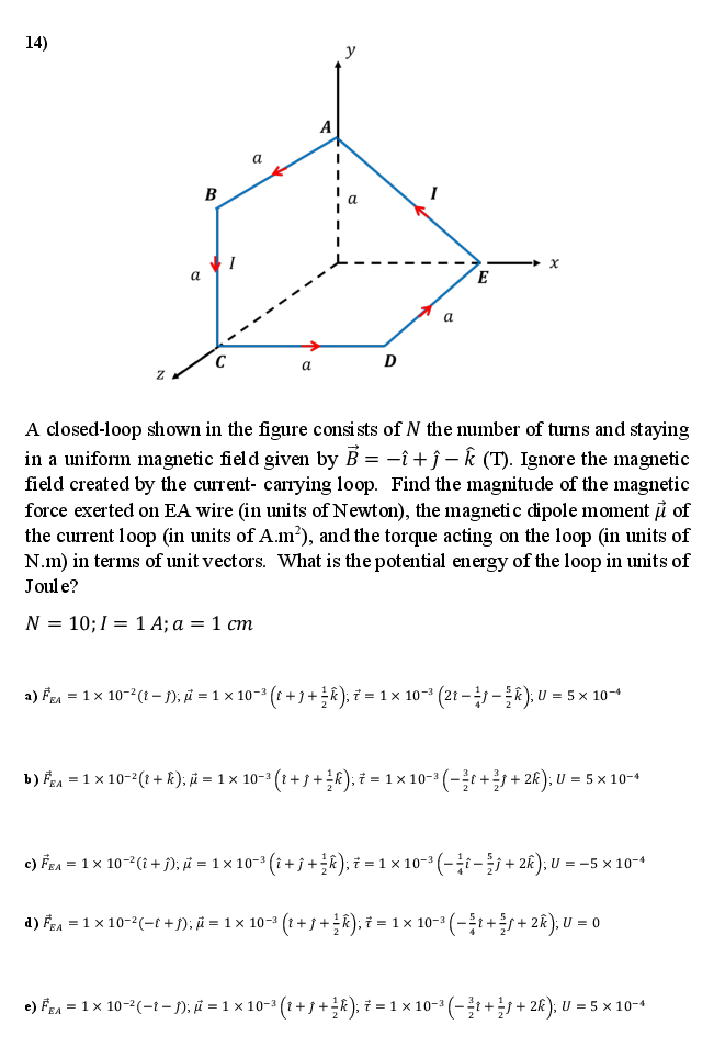 Solved 14) A B a 1 - X a E с D a Z A closed-loop shown in | Chegg.com