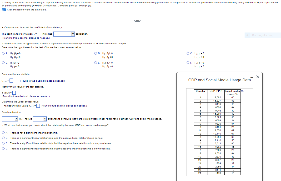 Solved on purchasing power parity (PPP) for 24 countries. | Chegg.com