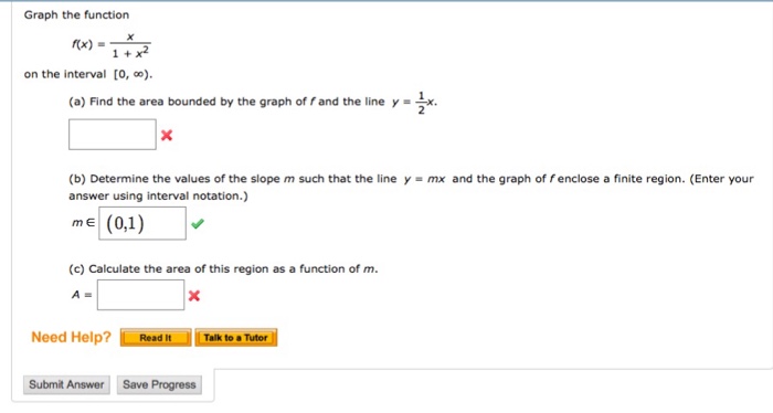 Solved Graph the function f(x) = x/1 + x^2 on the interval | Chegg.com