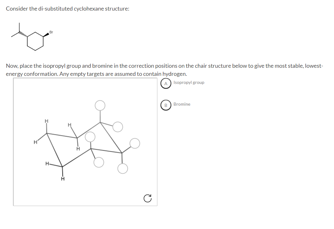 Solved Select The Non Hydrogen Atoms Located In Axial
