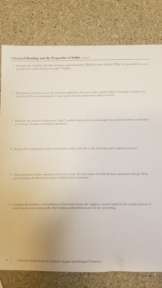 Solved Pre-Laboratory Assignment Name Section: Date: | Chegg.com