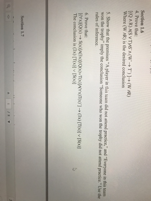 Solved Prove That Q Lambda R Lambda S V Tlambda S 9817