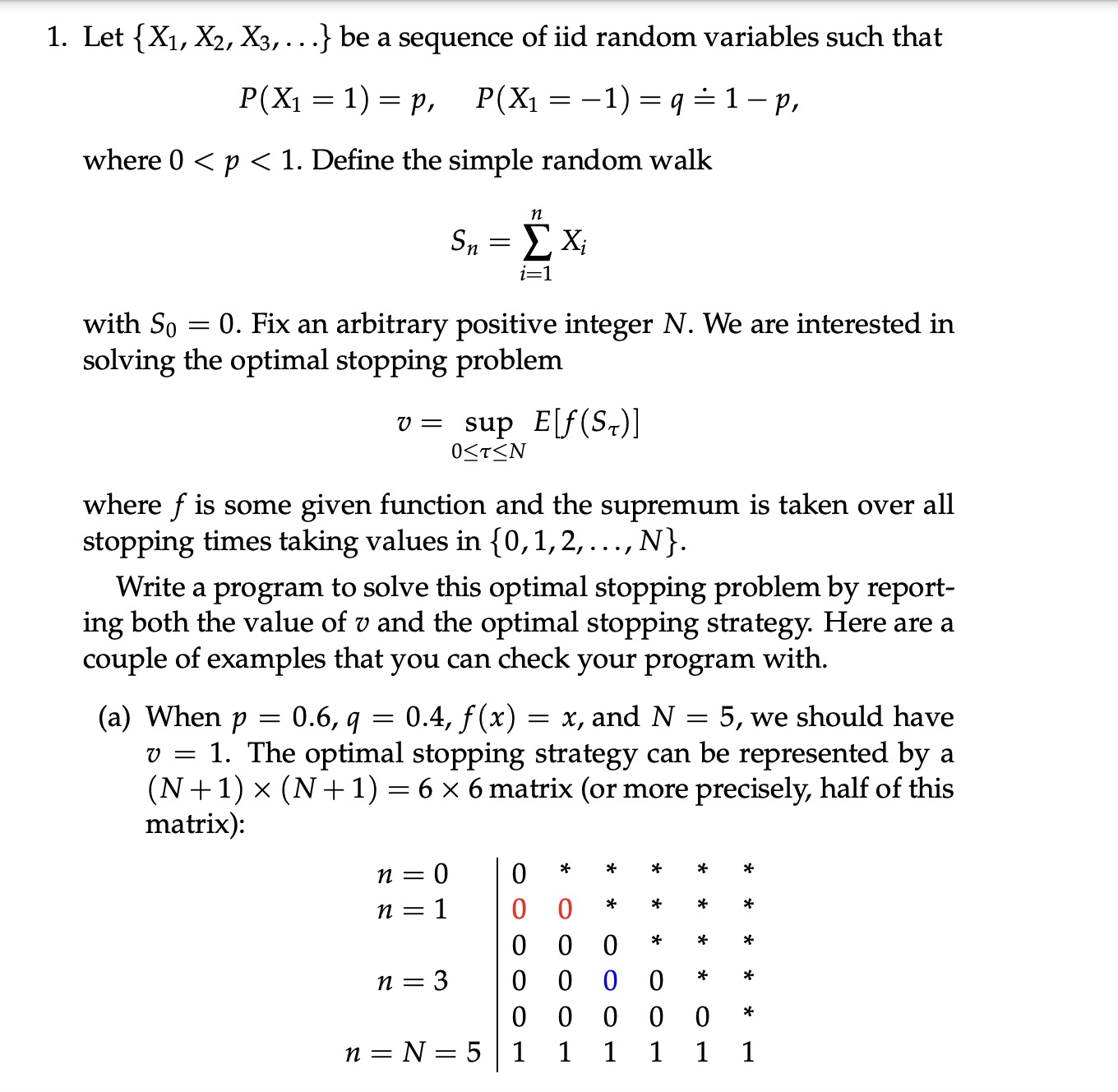 Solved 1. Let {X1,X2,X3,…} be a sequence of iid random | Chegg.com