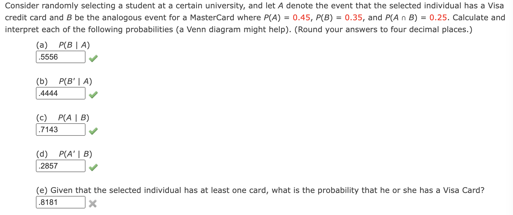Solved = = = Consider randomly selecting a student at a | Chegg.com