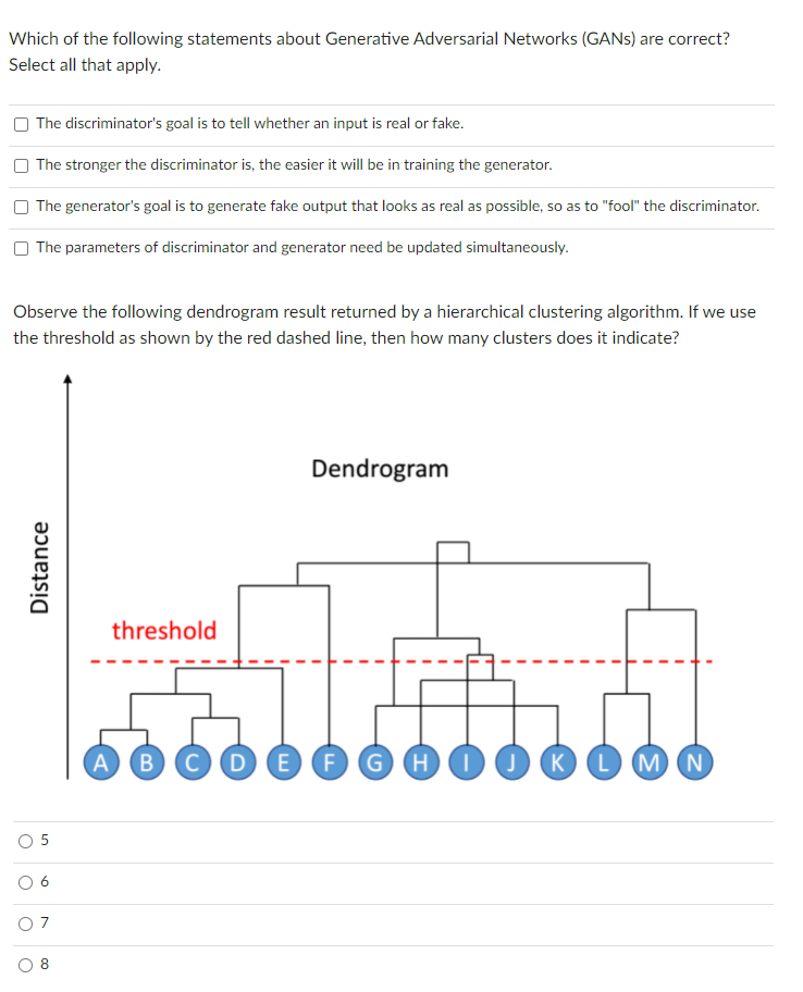 Solved Which of the following statements about Generative | Chegg.com