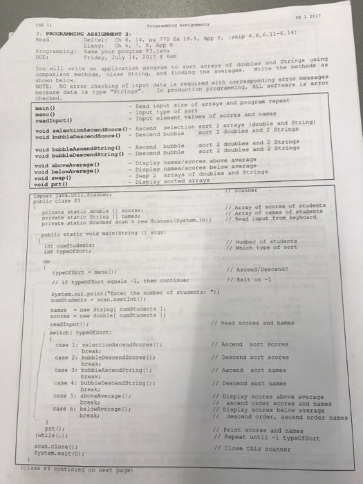 Solved JAVA PROGRAM Help! Please read the direction on each | Chegg.com